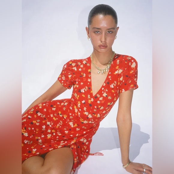 Realisation Par | Dresses | Realisation Par Teale Silk Short Sleeve ...
